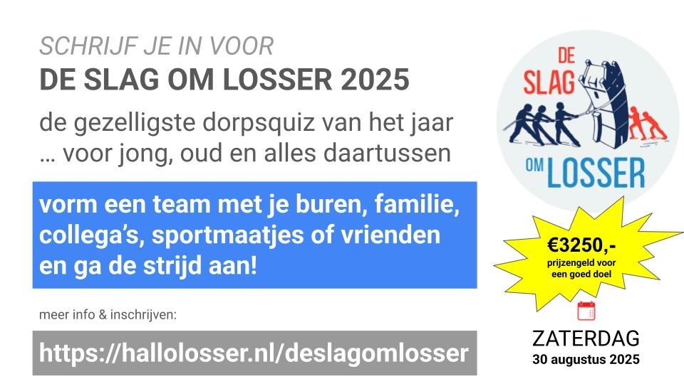 Dorpsquiz "Slag om Losser " komt dichterbij - Hallo Losser
